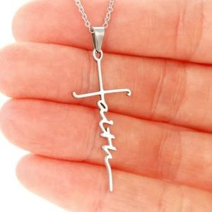 Jewelry | Faith Religious Faith Cross Chain Necklace | Poshmark